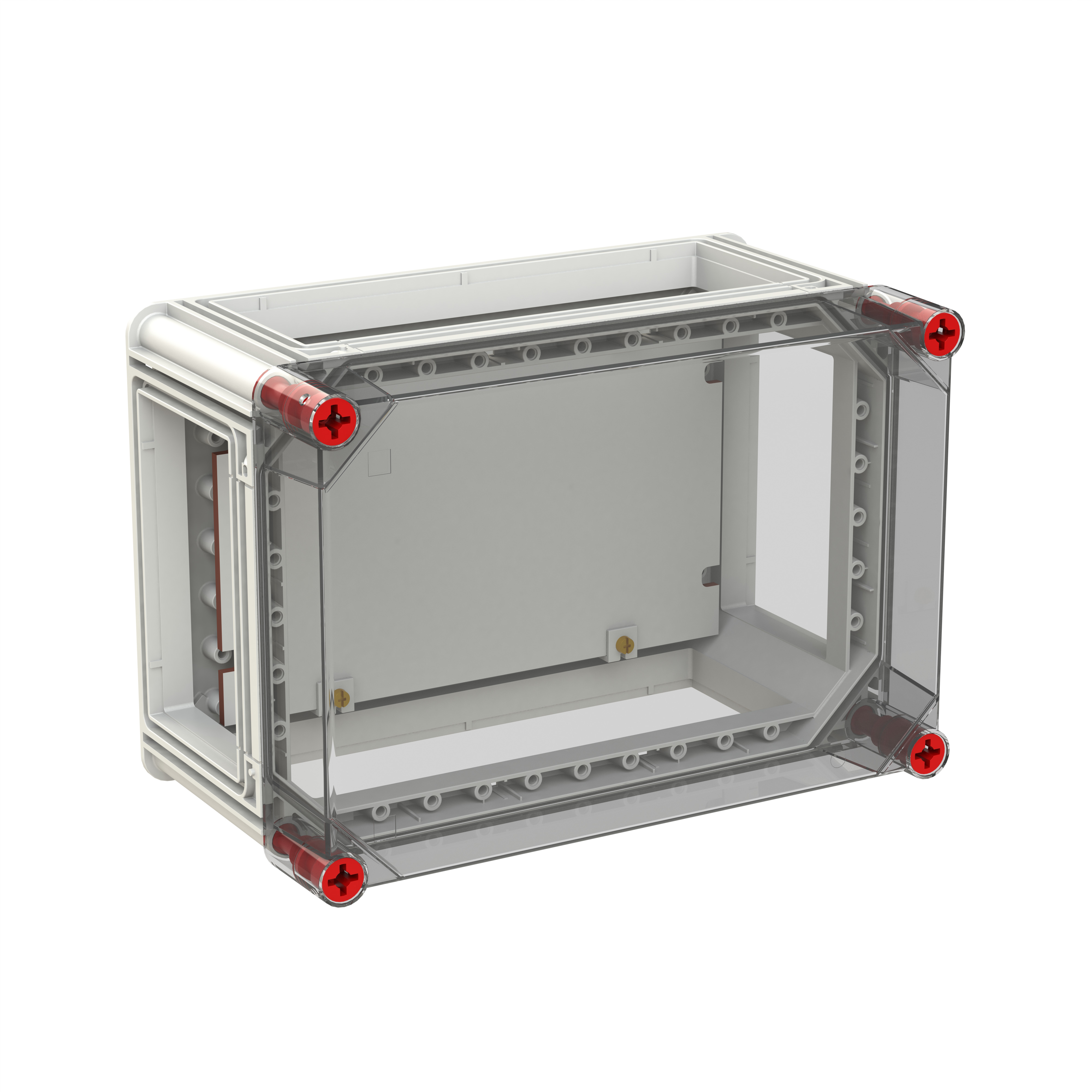 VF32HT Gehäuse 320x220 transp. MPL Deckel durchsichtig mit ISO-MPL alle ...