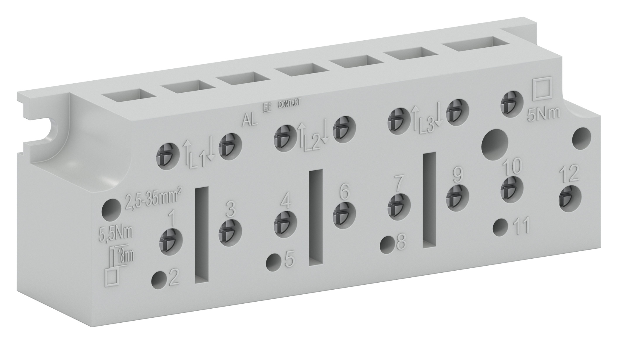 ZIK100D Zählerinst.klemme 7P. DS 100A | ABB STRIEBEL & JOHN